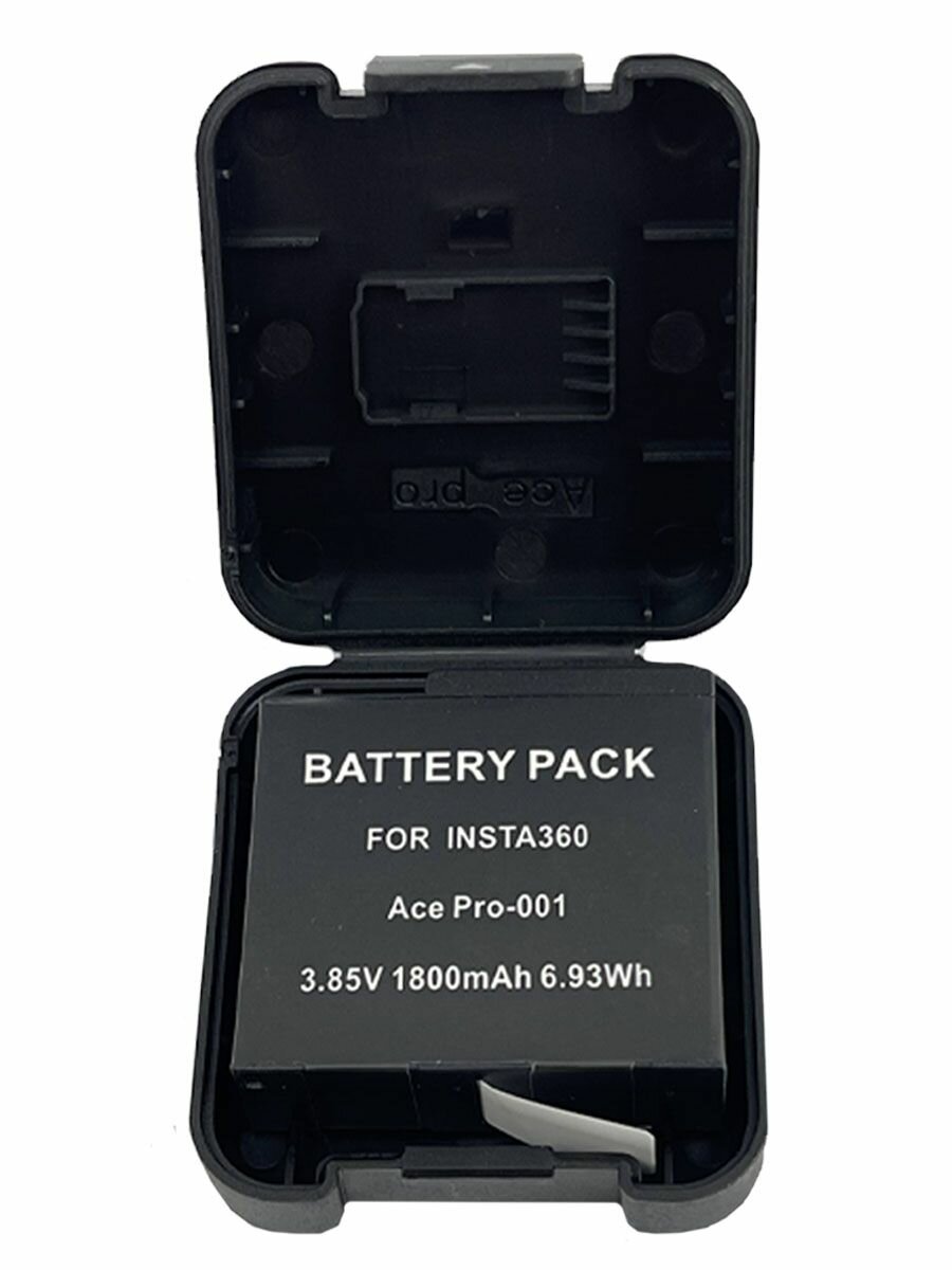 Аккумулятор для экшн-камеры Insta360 ACE PRO емкостью 1800mAh напряжение 6.93Wh