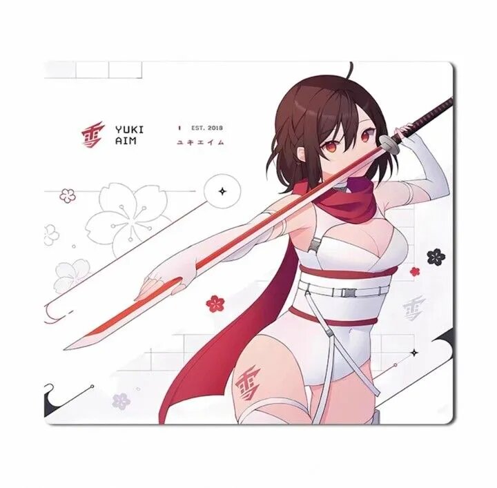 Skypad Коврик для мышки, XL, белый, светло-серый