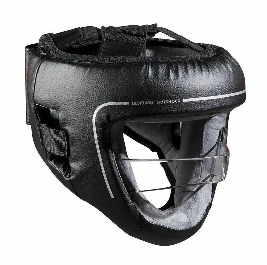 Шлем защитный, боксёрский Шлем с бампером/Доступны взрослые/дети, черный