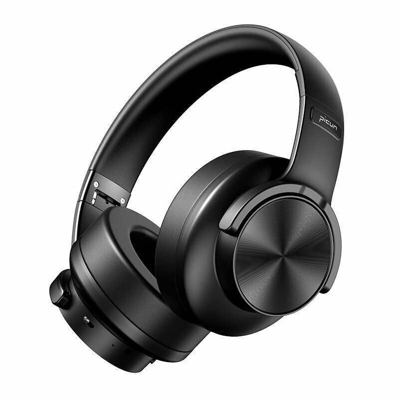 Беспроводные Наушники picun B8, Bluetooth 5.0 microSD MP3 накладные игровые для компьютера и спорта, Черный-BF-SGRT