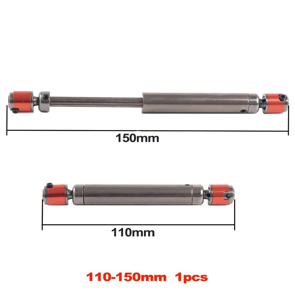 Металлический приводной вал 1/10, 110-150мм, 1pcs