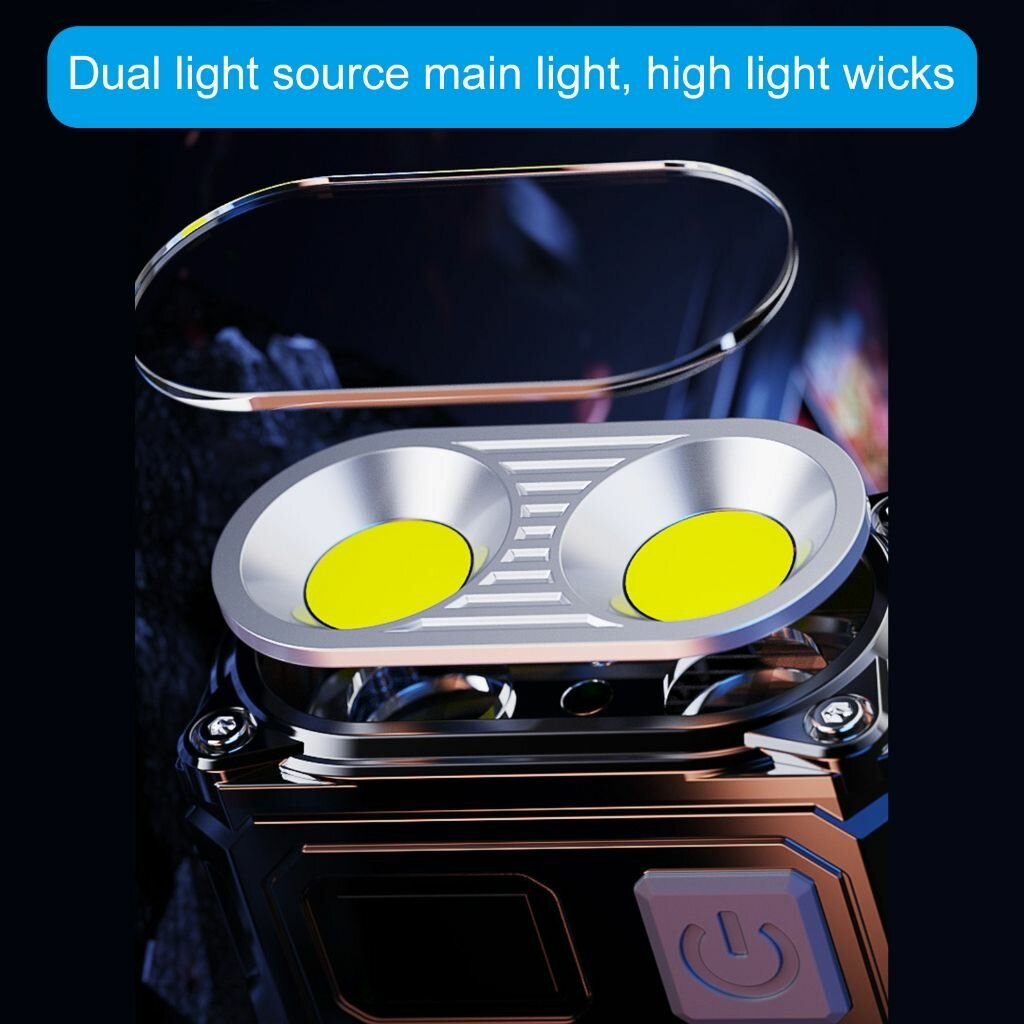 Наружный многофункциональный фонарик COB work light на открытом воздухе
