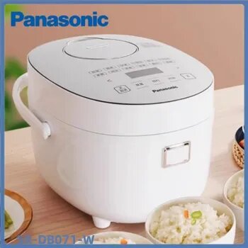 Panasonic Мультиварка-скороварка Японская технология, 24-часовая программа интеллектуального таймера SR-DB071-W