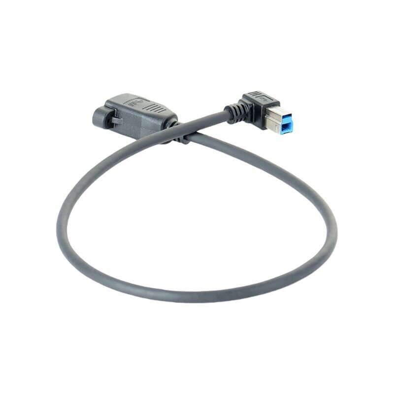 USB 3.0 B Female To 90 Degree Male адаптер кабель 0.5 м