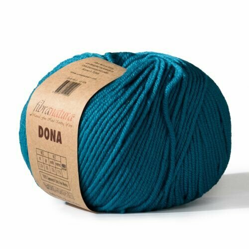 Пряжа Fibra Natura DONA 106-26 (10 мотков по 50г/115м) синий