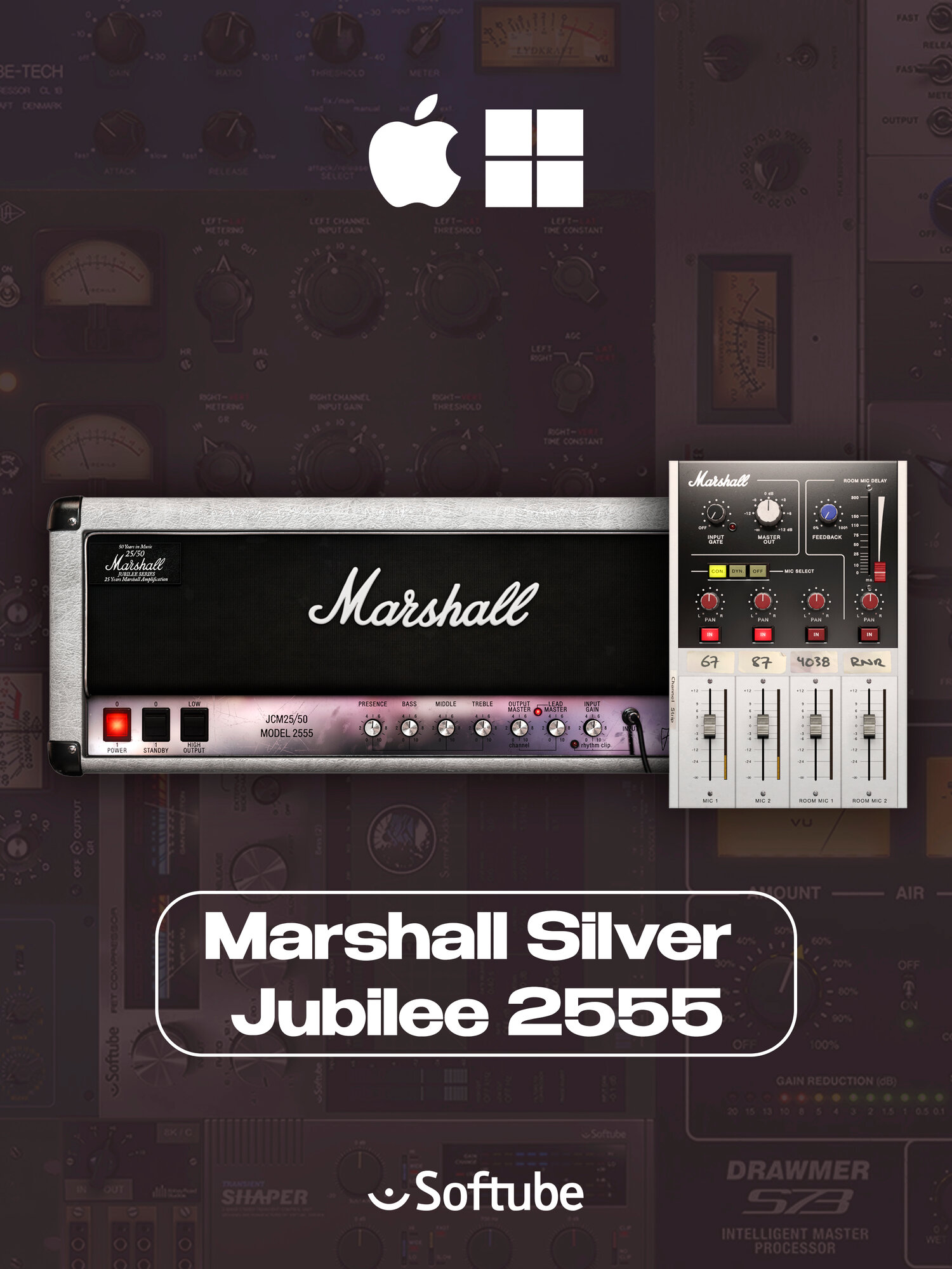 Softube Marshall Silver Jubilee 2555 (лицензионный ключ) macOS & Windows