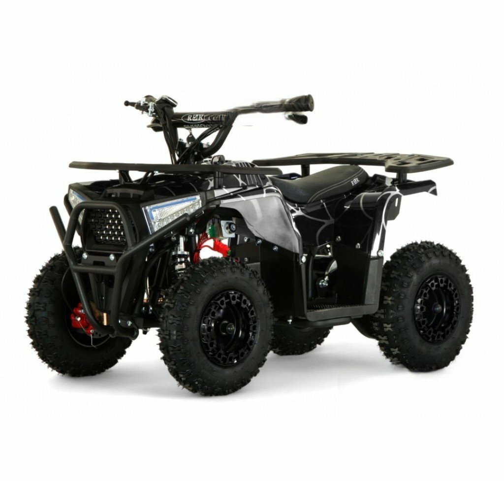 Квадроцикл Rivertoys MIKA Spider, детский, черный, до 8 лет, 40км/ч