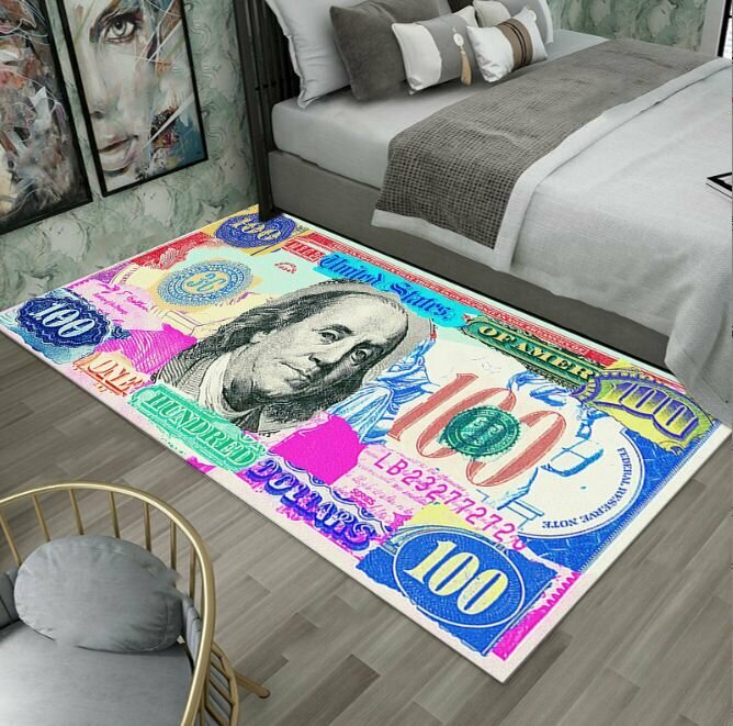 Ковры для бумажных денег - Евро, фунт стерлингов, доллар США