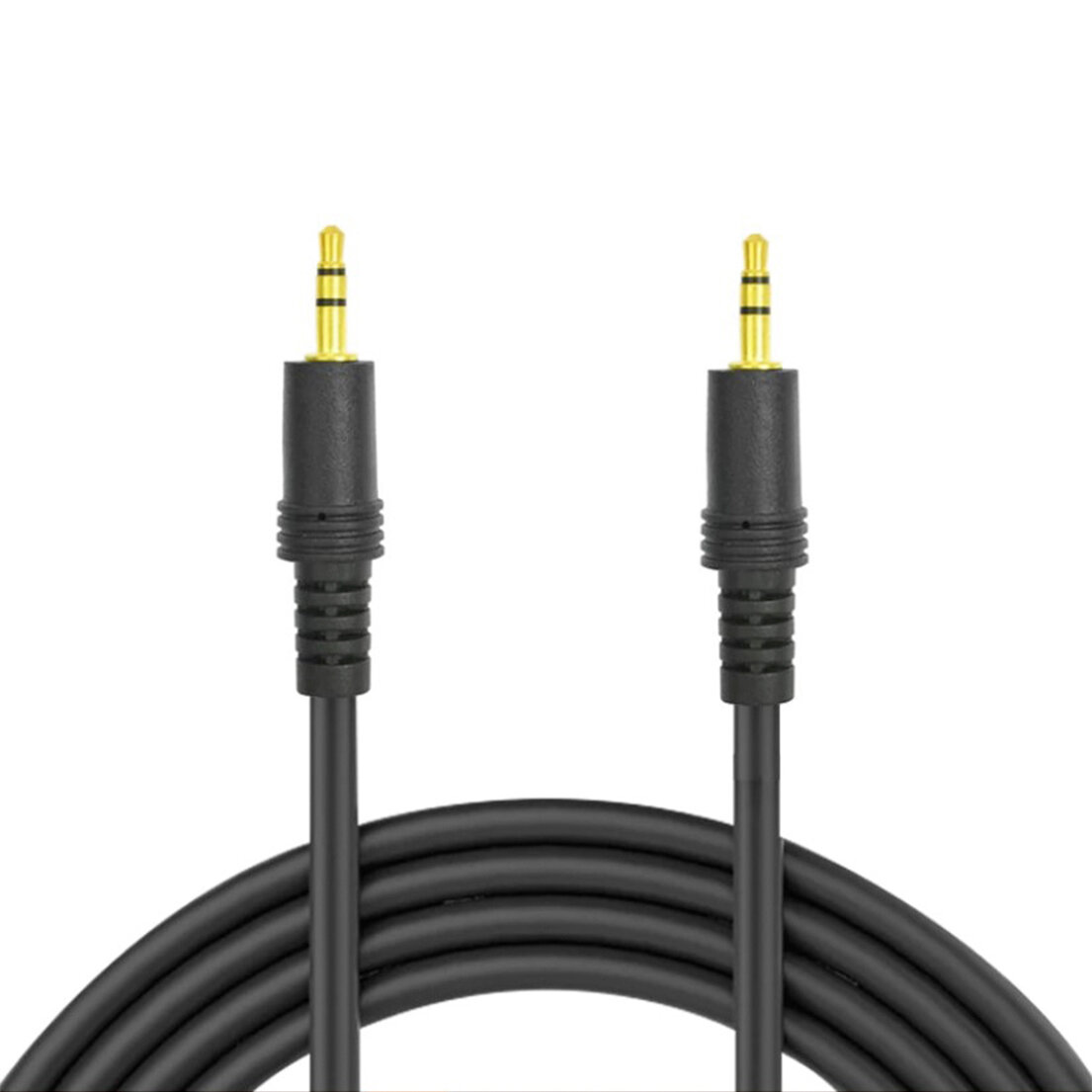 AUX Audio кабель 3,5 мм папа- 3,5 мм папа, 3 метра, цвет черный