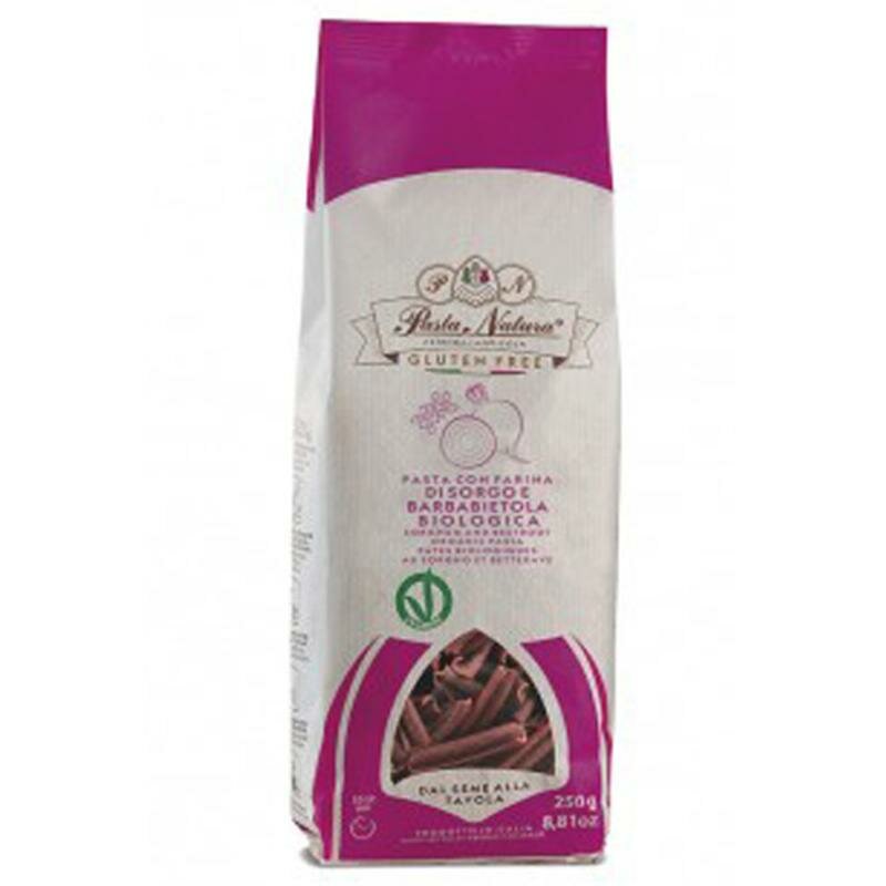 Казарече из цельнозернового риса с сорго и свеклой безглютеновые PASTA NATURA 250 г