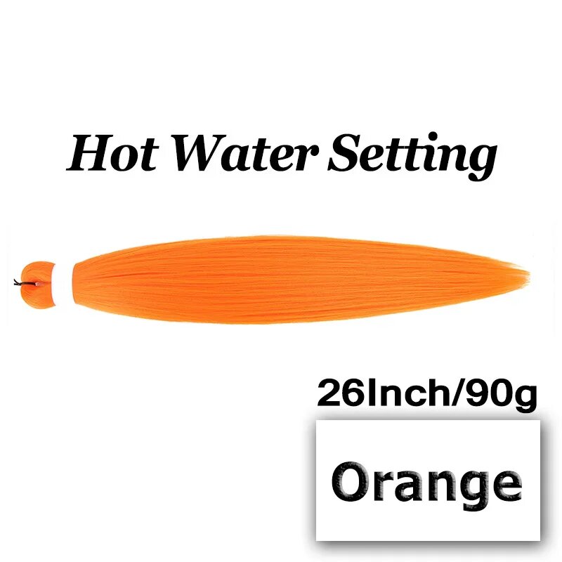 Синтетические косы LIHUI 26 дюймов, 613, Яки 1Pcs, FR Orange