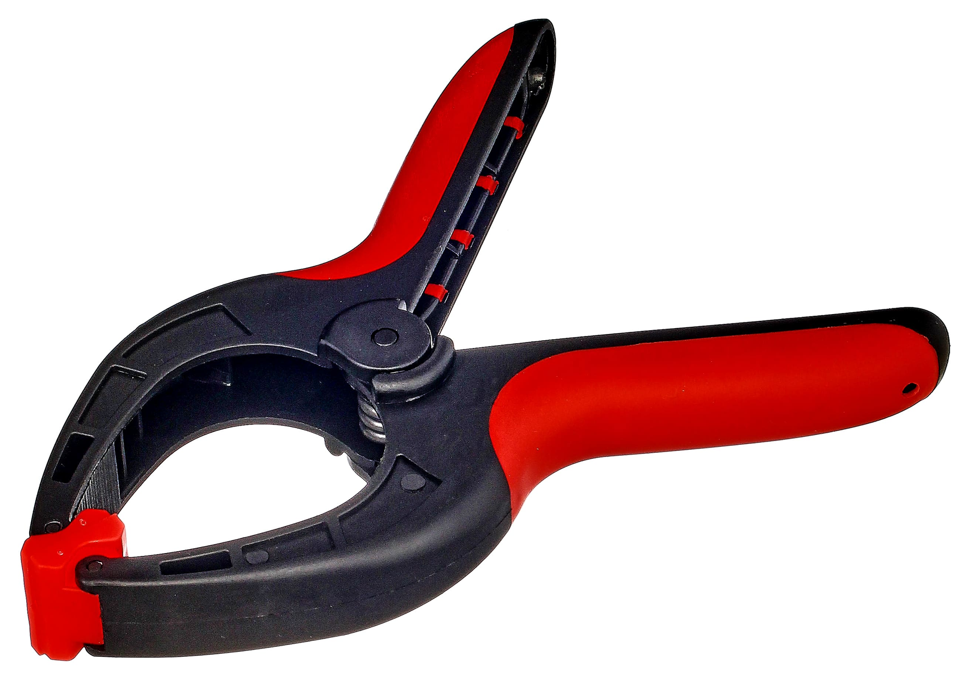 Струбцина РемоКолор с усиленной пружиной, клещеобразная, в пластиковом корпусе, длина 9"/225мм, зев 83мм / инструменты