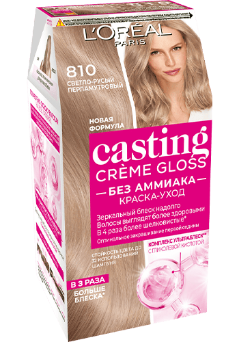 L`Oreal Paris Краска для волос Casting Creme Gloss 810 Перламутровый светло-русый