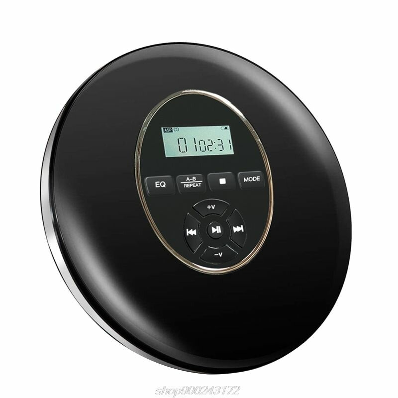 Портативный круглый стиль - CD-плеер для наушников HiFi Music Reproductor - CD Walkman Discman Player Противоударный Lecteur M23 21 Dropship