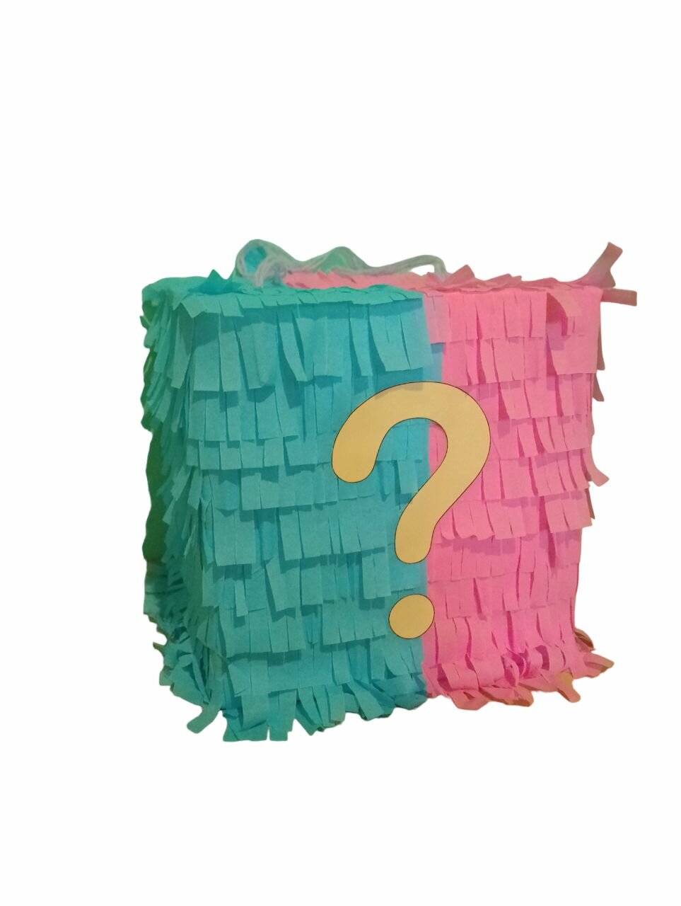 Пиньята для гендер пати куб