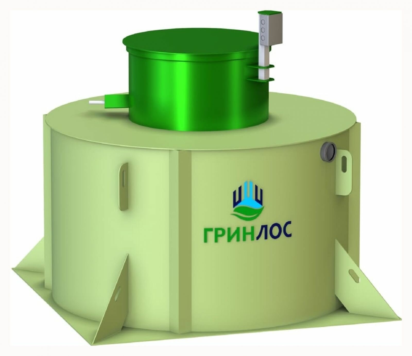 Септик для дома гринлос Аква 10 Пр (2 м3/сут, с насосом, на 10 человек)