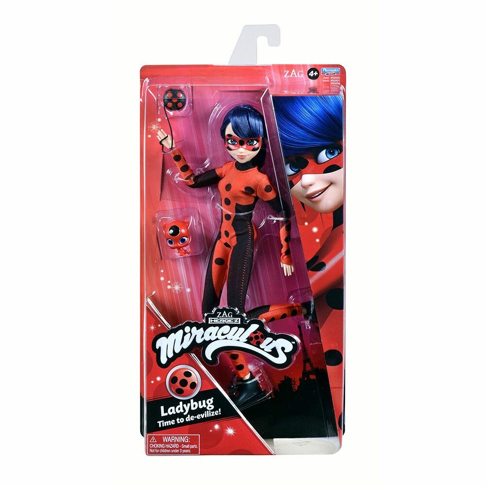 Playmates Toys Zag Heroez Miraculous Ladybug Fashion Doll / Модная кукла с чудотворная персонажем и аксессуарами