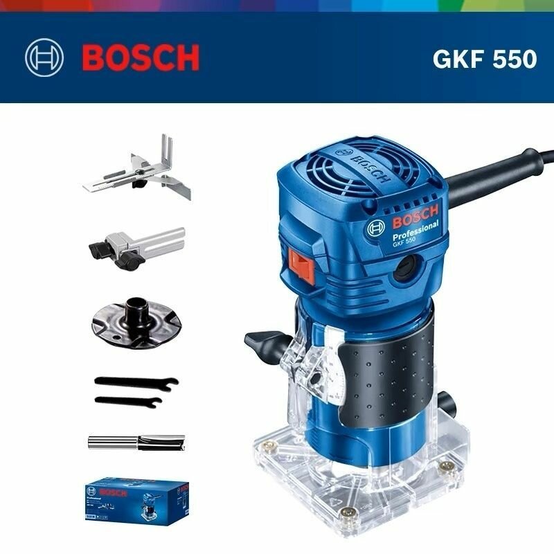 Фрезер электрический Bosch GKF 550 550Вт