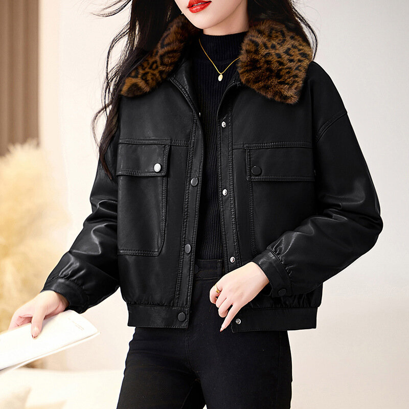 Куртка кожаная