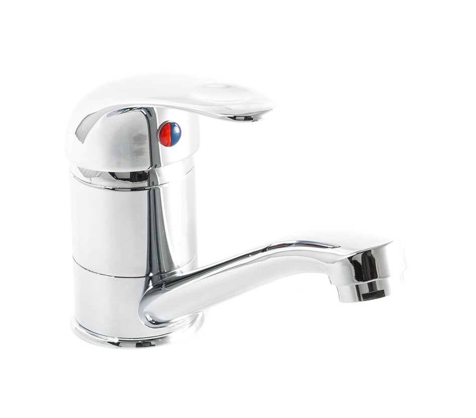 Смеситель Кухня SANTREK -635 "MODERN" шар. d-40 SB75 короткий нос (на гайке)