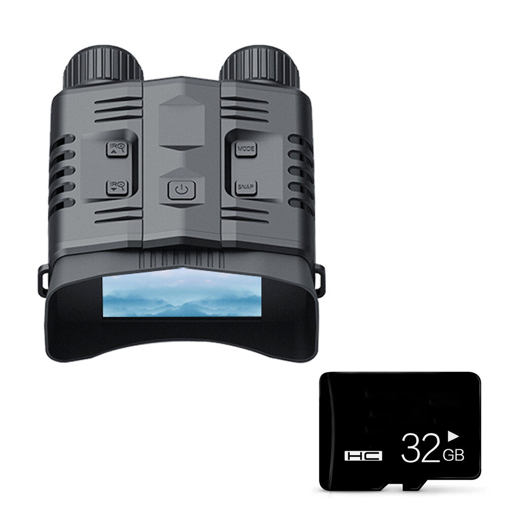 Бинокль с большим 3,2-дюймовым экраном, разрешением 4K, ночным видением, 10-кратным цифровым зумом, водонепроницаемым инфракрасным экраном и Wi-Fi.