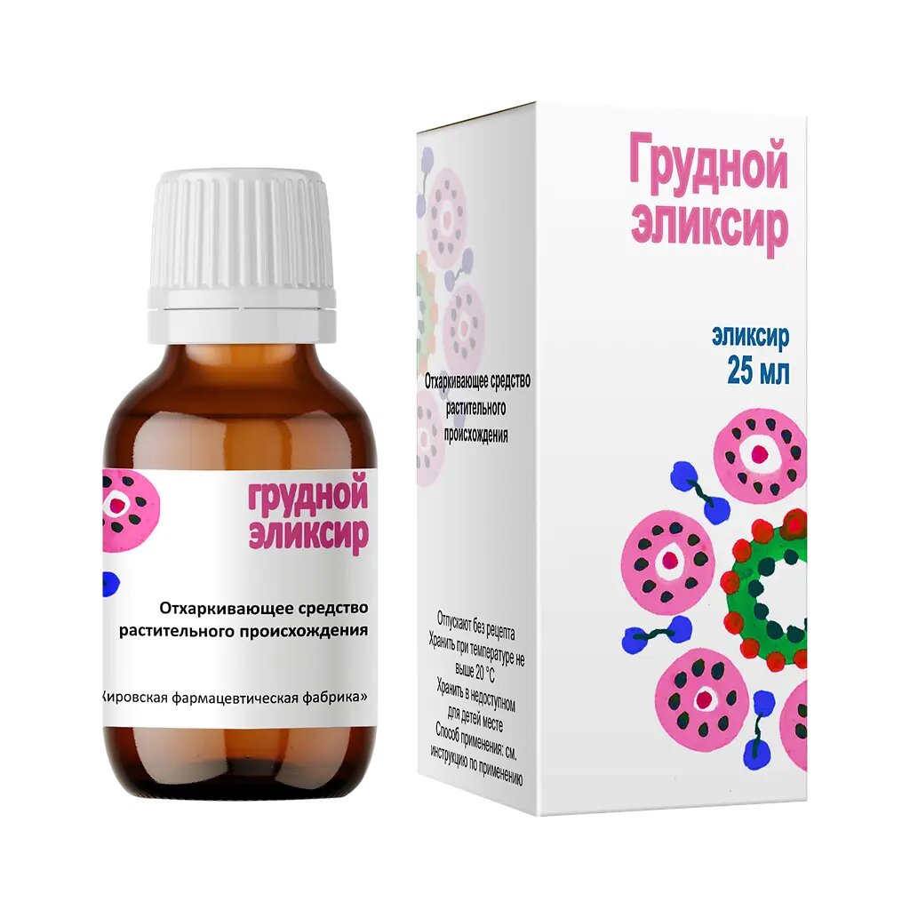 Грудной эликсир раствор для приема внутрь 25 мл 1 шт