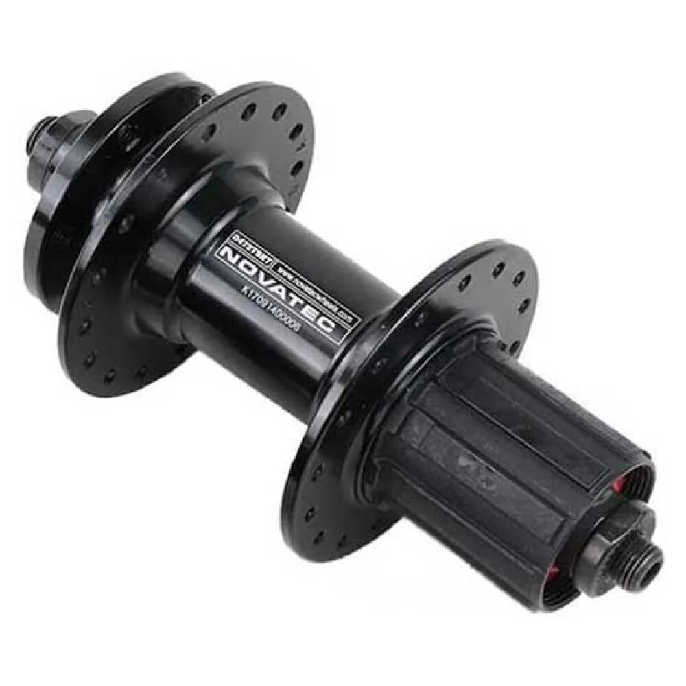 Втулка задняя 32H Novatec D472TSBT-B5-10S MTB-BOOST, 10ск, 6 болт, эксц, черный