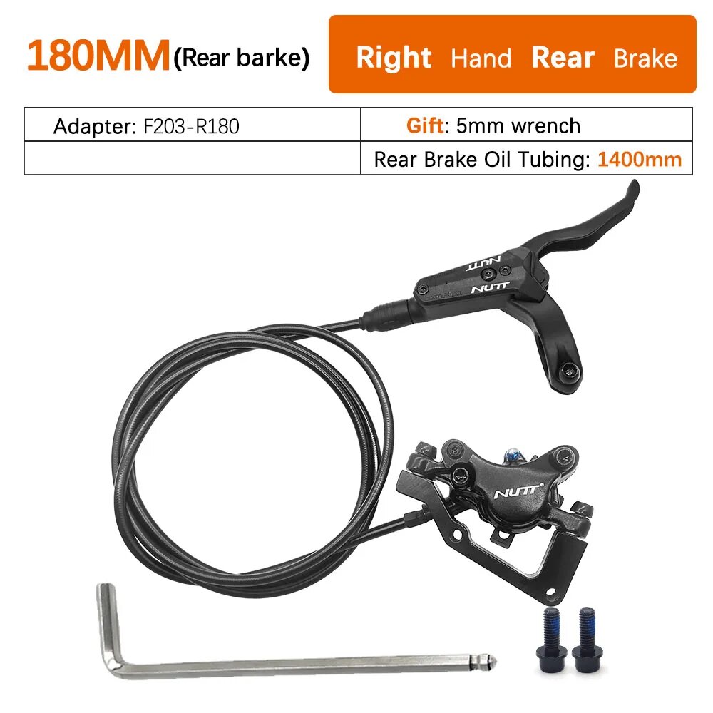NUTT гидравлические тормозные рычаги для MTB велосипедов 160/180 мм