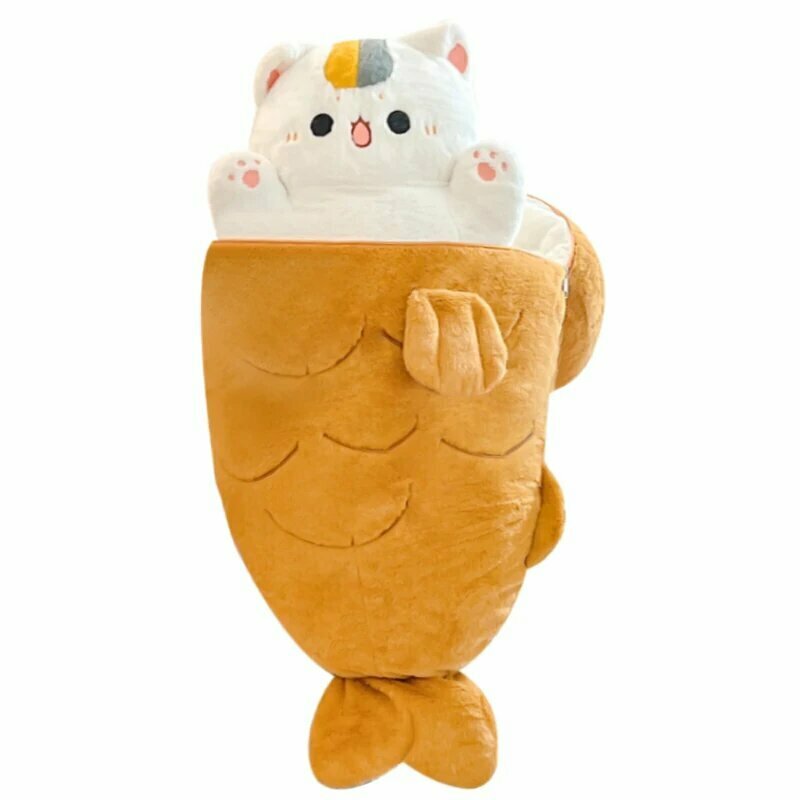 GDzaccly Плюшевый тайяки кот 40/60/80 см, Taiyaki cat, about 27-30cm