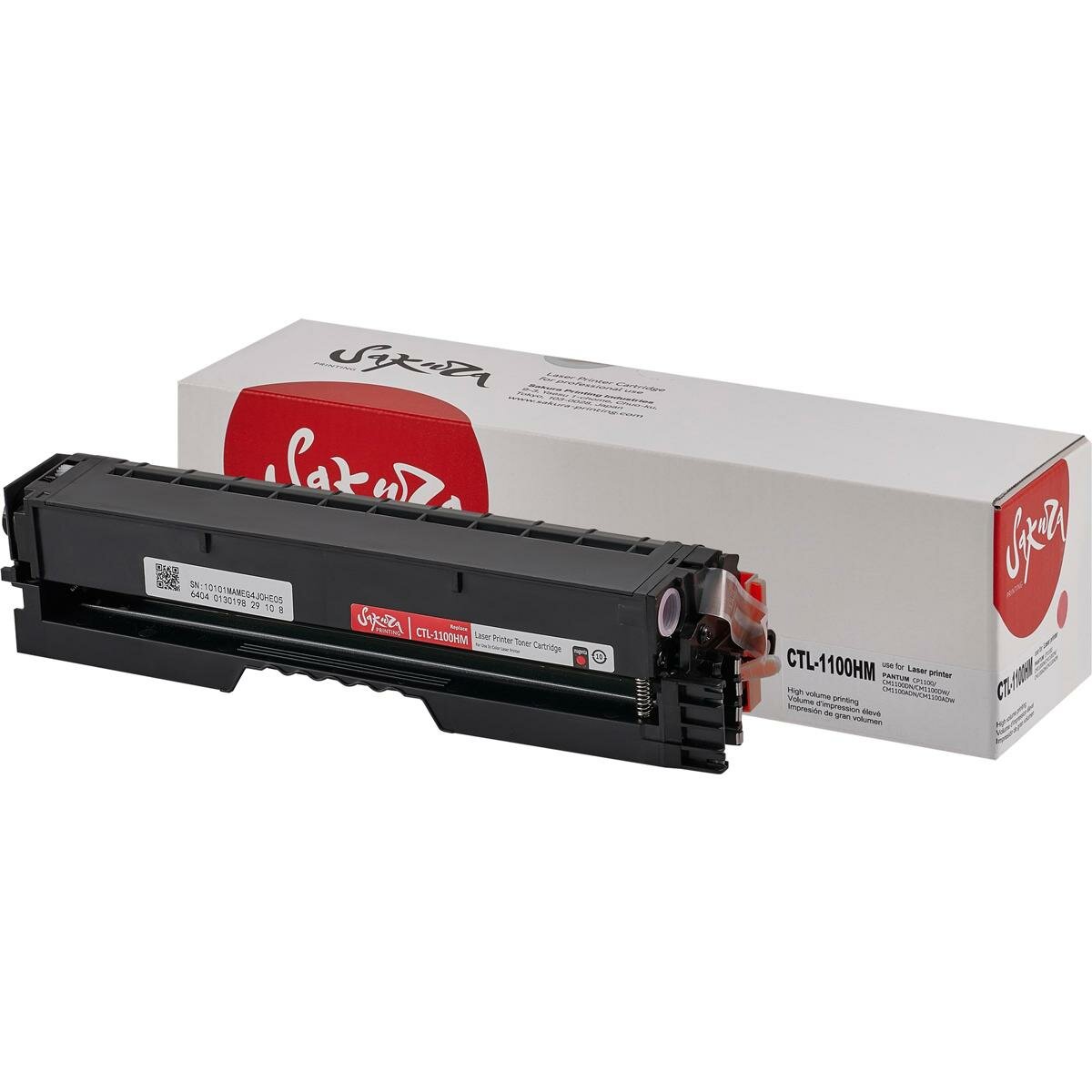 Картридж SAKURA CTL-1100HM / CTL-1100XM пурпурный для Pantum CP1100 / CM1100 (2.3K) (SACTL-1100HM)