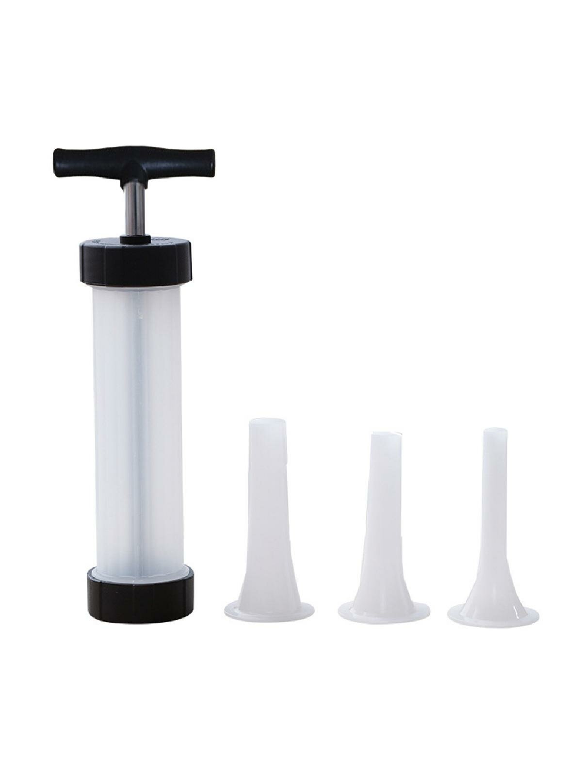 Набор шприцев для инъектора мяса с 3 сменными пластиковыми трубками для маринада для домашнего приготовления мясных блюд