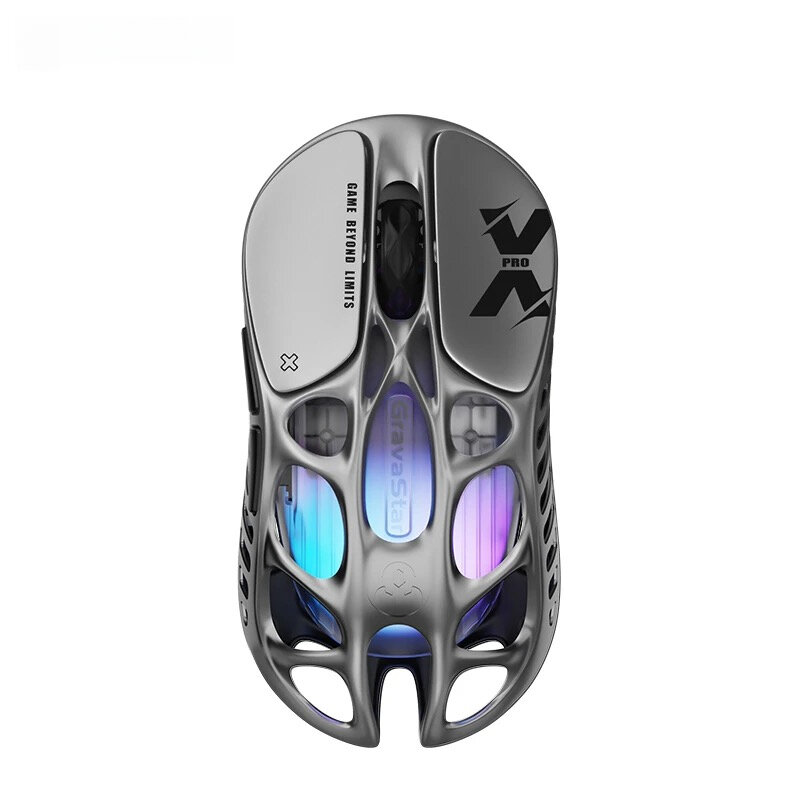 Игровая мышь Gravatar Mercury M2 X/PRO, 8K / беспроводная, RGB-подсветка, 49г