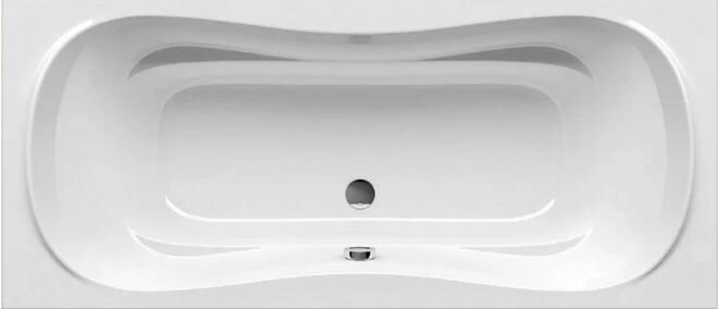 Акриловая ванна Ravak Campanula II CB21000000 без опоры 180x80 см, встраиваемая, белая