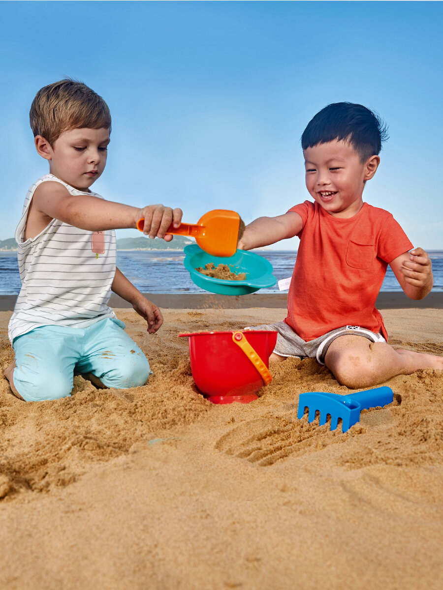 Игровой набор для песочницы и пляжа Hape, 4 предмета E4056_HP
