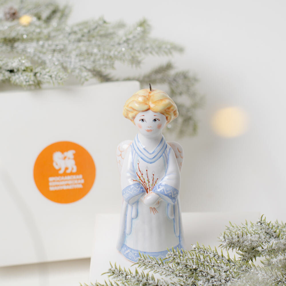 Ангел (подвес) с вербой