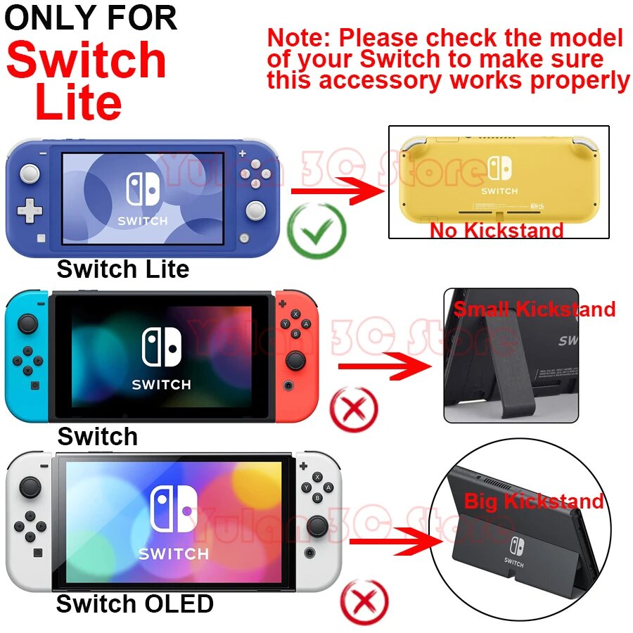 Набор кнопок для Nintendo Switch Lite, зеленый — фото 1