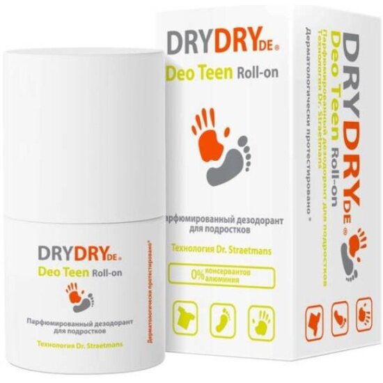 Дезодорант парфюмированный Dry Dry для подростков, 50 мл