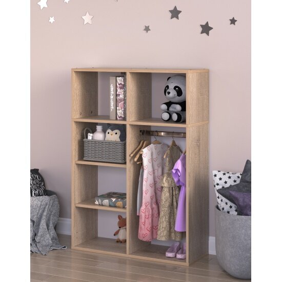 Шкаф стеллаж Letta детский Дуб сонома 780*1100*292, без дверей