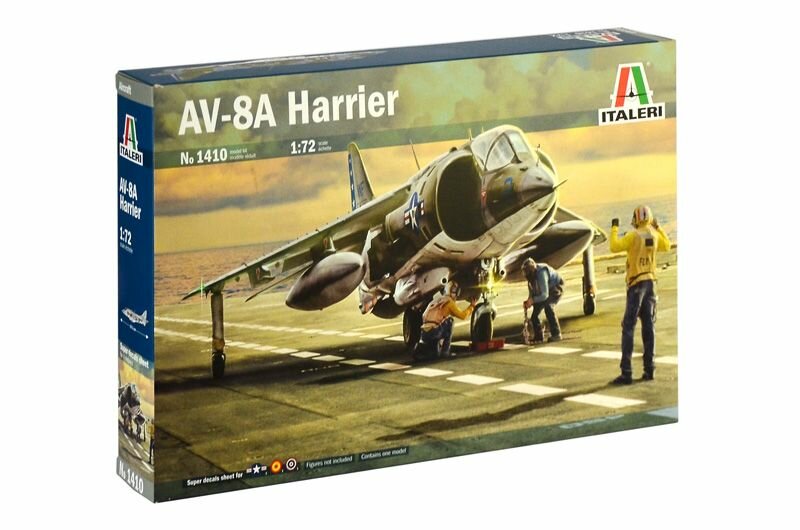 Italeri 1410 Сборная модель AV-8A HARRIER Масштаб1:72