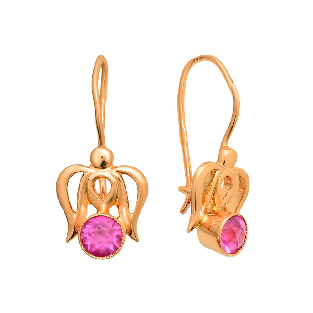 серьги из золота