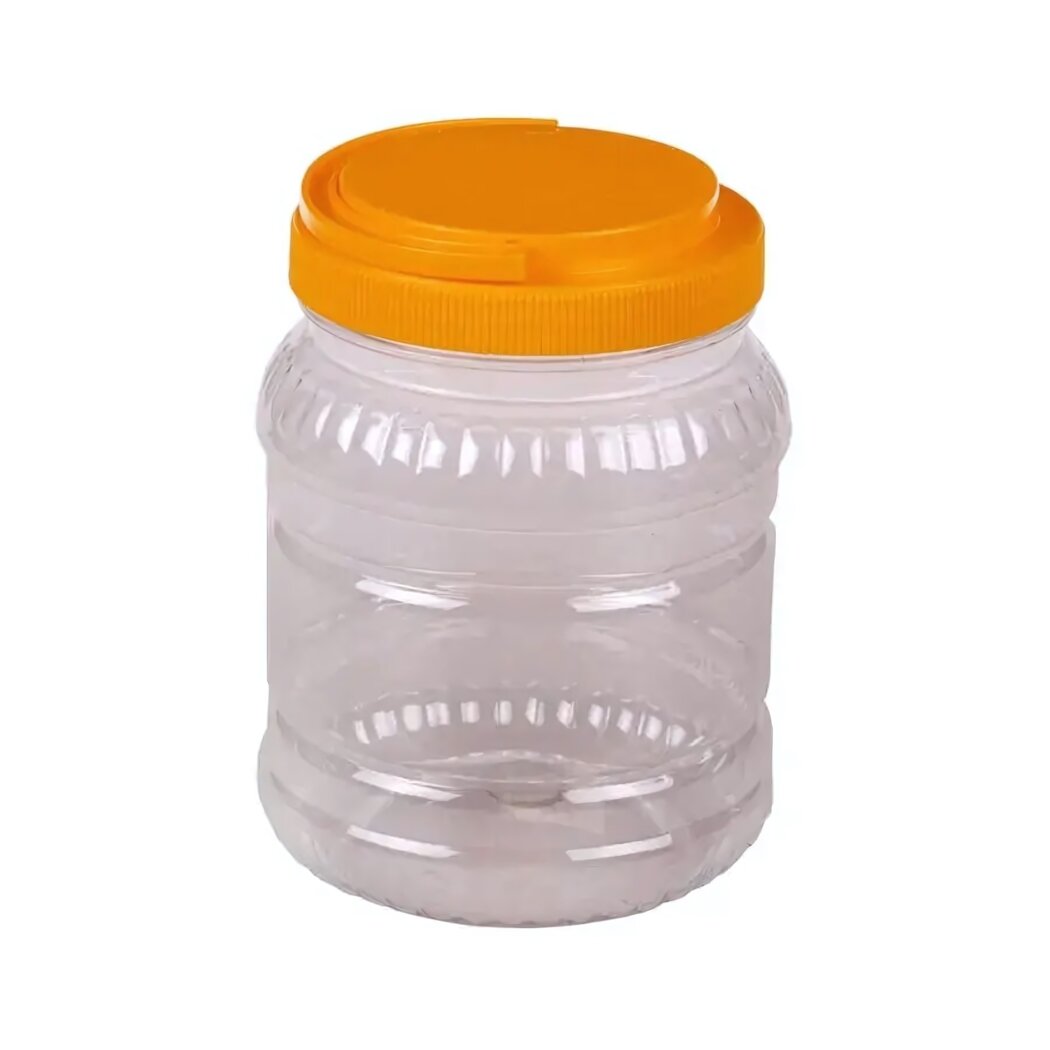 Емкость ПЭТ с ручкой 1,5л, прочная и легкая, для хранения продуктов