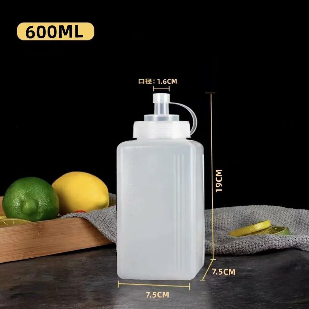 Емкость для соуса "Красивые продукты", 600мл, белый, пластик