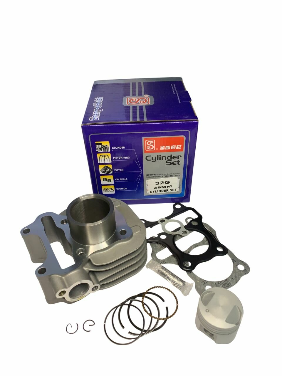 Поршневая (ЦПГ) на скутер Suzuki Lets 4T/32G, d-39mm/50cc SEE