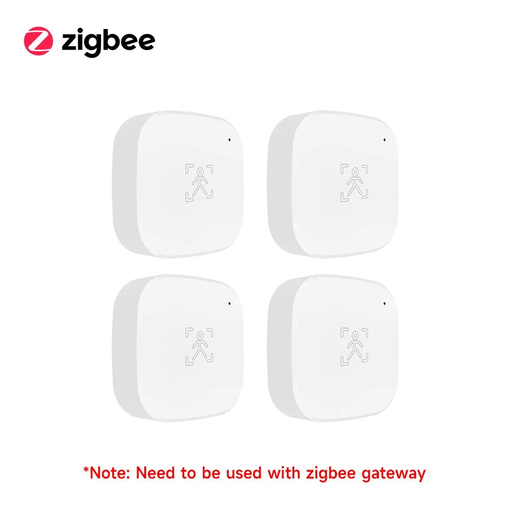 Smart Life ZigBee Датчик движения с мониторингом дыхания Zigbee 4pcs