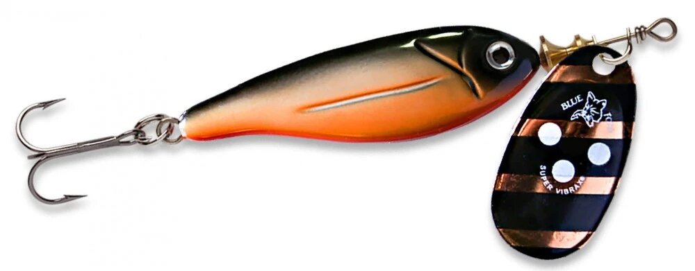 Blue Fox Вращающаяся блесна Blue Fox Minnow Super Vibrax BFMSV4 CB