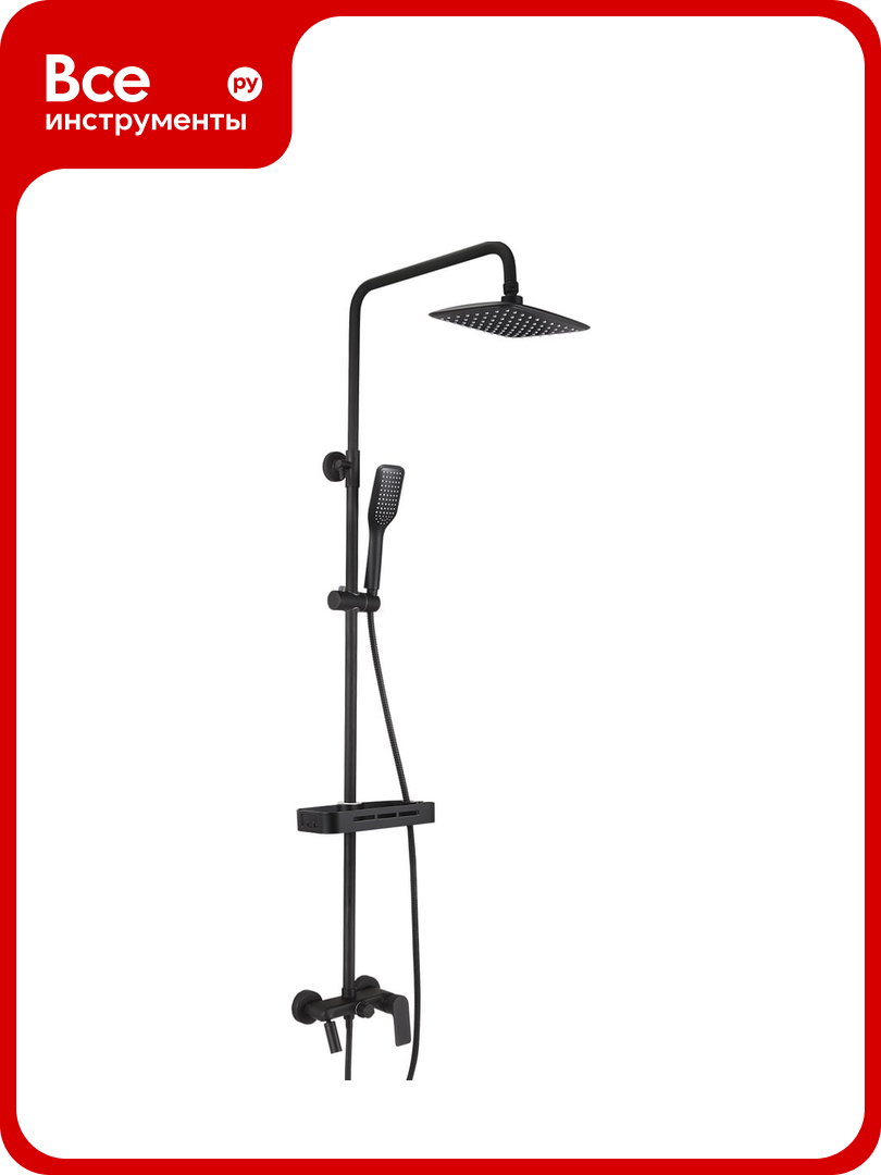 Смеситель для ванны и душа Lemark Tropic LM7002BL