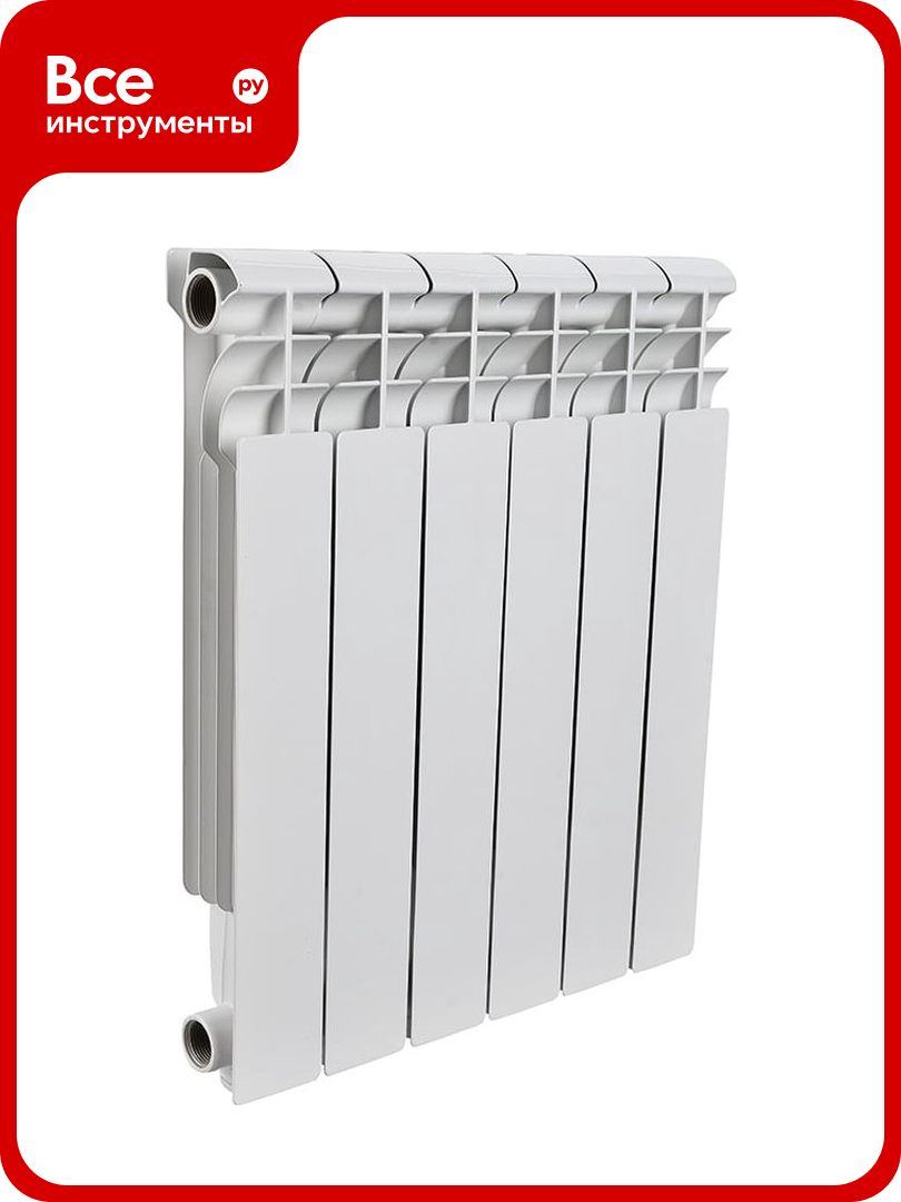 Биметаллический радиатор ROMMER Profi BM 500 8 секций BI500-80-80-150 RG008P0CKOGJKJ, организации