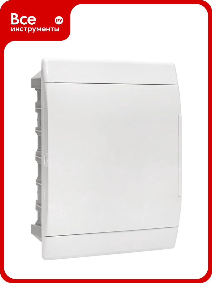 Распределительный щит EKF ЩРВ-П-24 белая дверца IP41 Basic pb-v-24w-bas, пластик