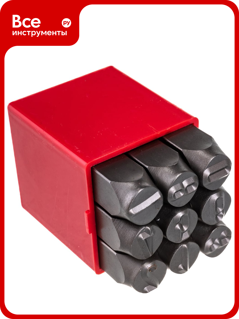 Цифровые клейма повышенной твердости SITOMO N10 119968, сплав стержня, квадратный профиль, арабские цифры маркировки