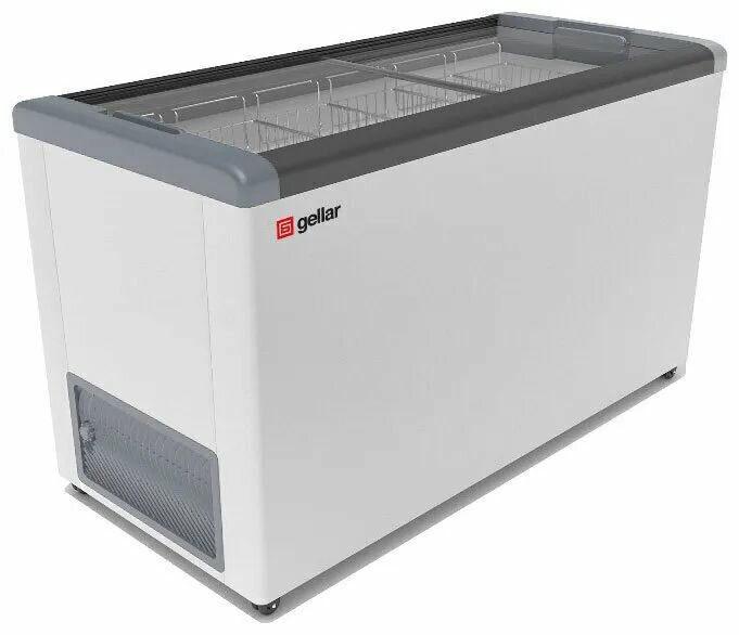 Холодильник Gellar FG 500 C, климатический класс N, морозильная камера, серый